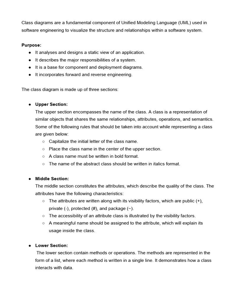 Unit 2 Class Diagrams Pdf Inheritance Object Oriented Programming Class Computer 2971