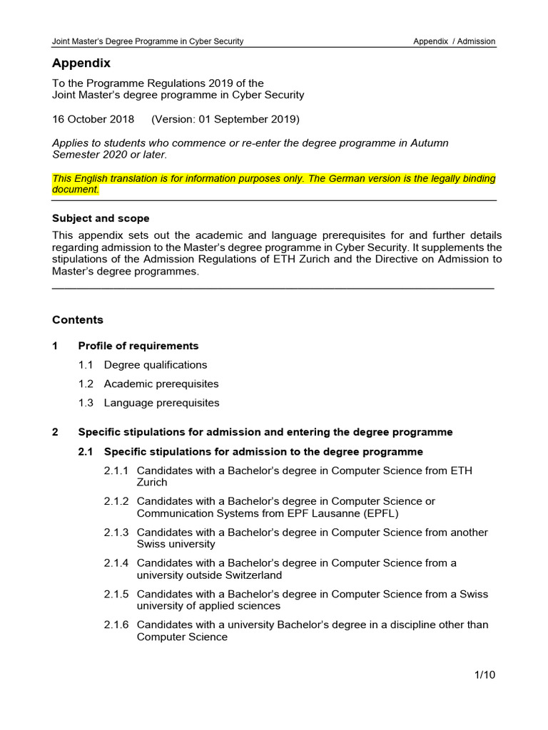 MSC Cyber Security Appendix - Regulations | PDF | Academic Degree ... MSC Cyber Security Appendix - Regulations | PDF | Academic Degree ...
