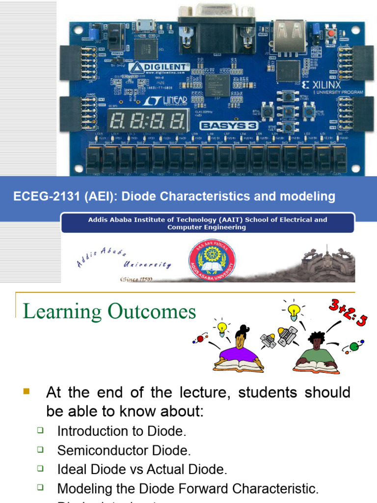 ECEG-2131-AEI-Lec 03 Diode Characteristics and Modeling 2 | PDF