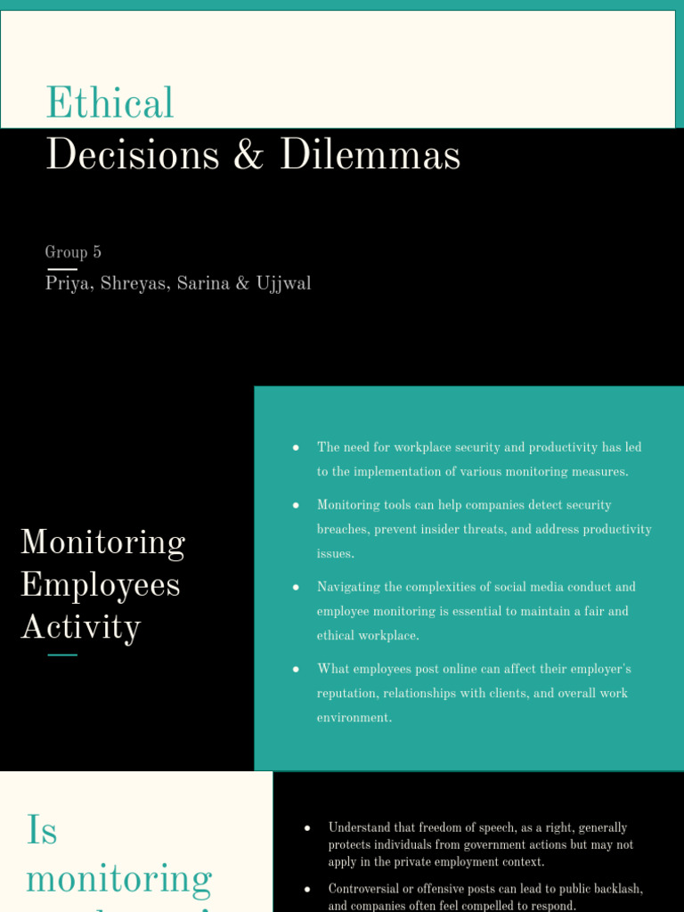 Ethics - Week 12 | PDF | Employment | Social Media