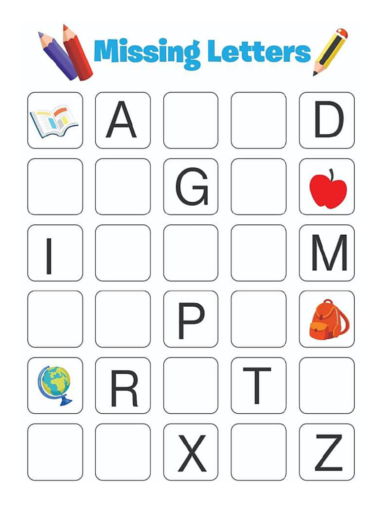 Alphabet English Worksheets | PDF