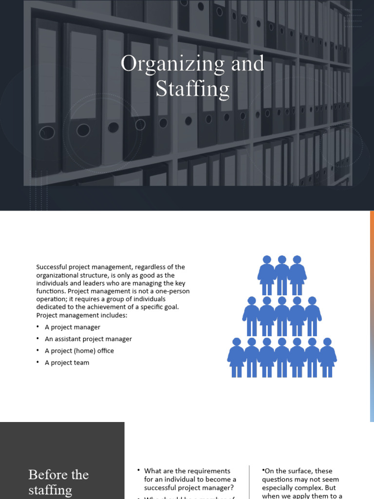 Organizing and Staffing | PDF | Project Management | Human Resources