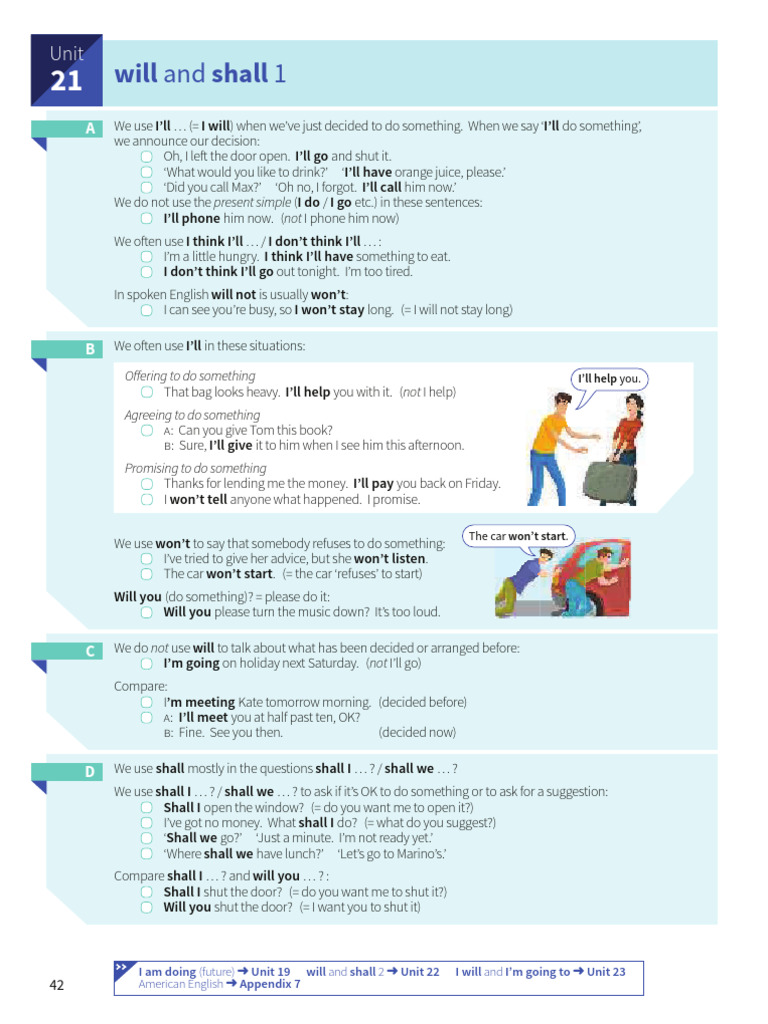 Grammar B - Future Tenses | PDF