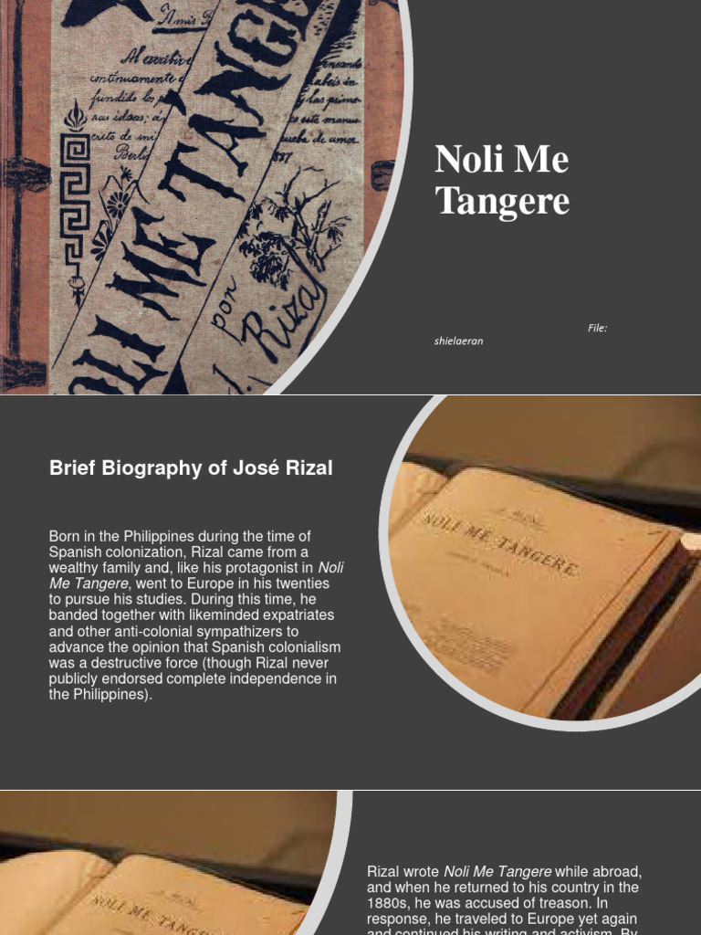 PLOT of Noli Me Tangere | PDF