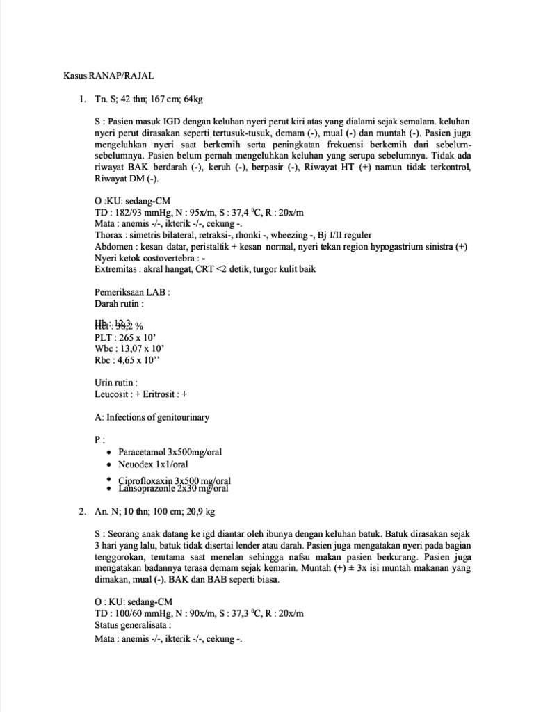 PDF Kasus Ranap Compress | PDF