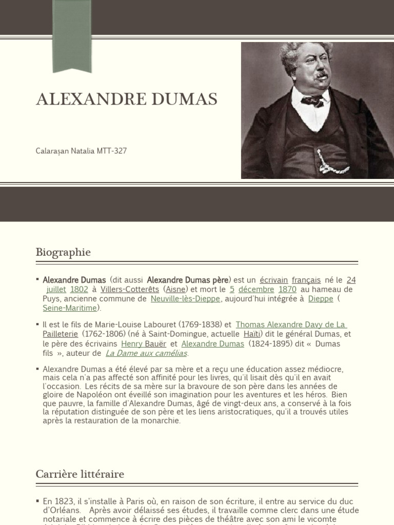 Alexandre Dumas | PDF | Classiques