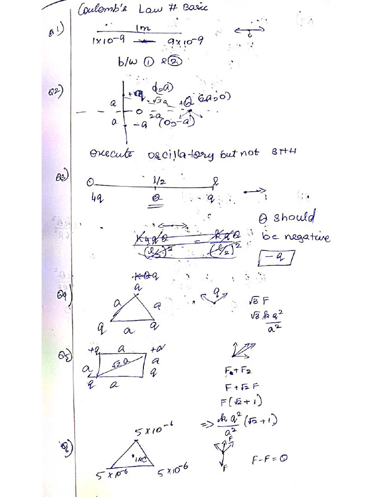 Basics Columb Law | PDF