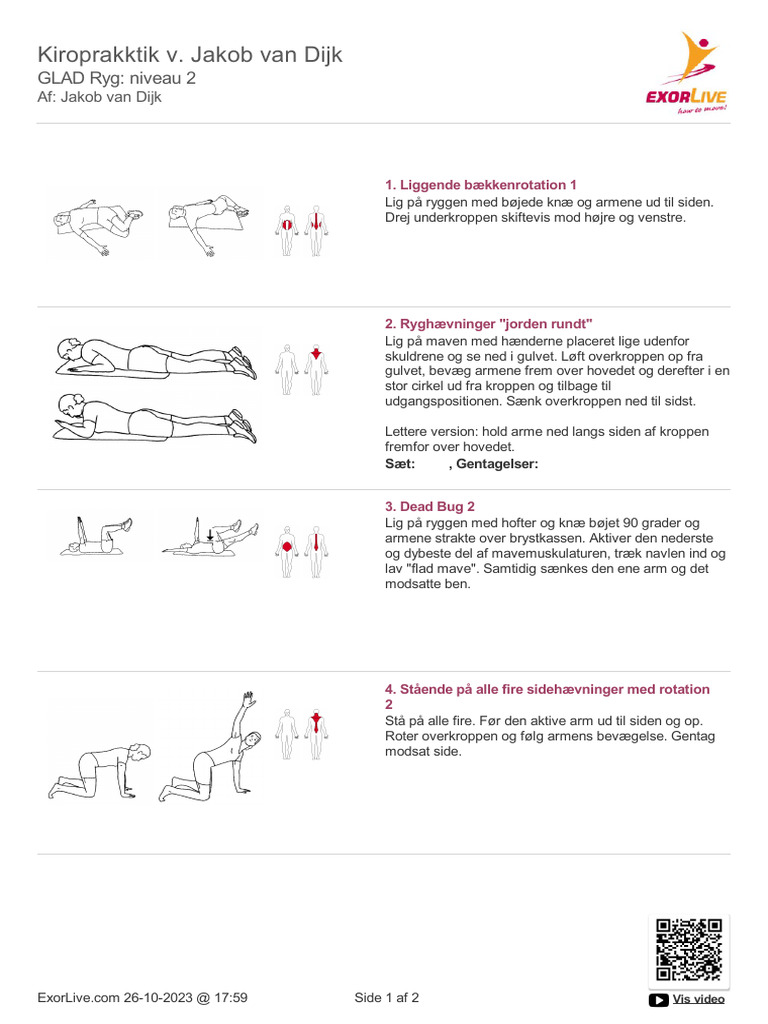 ExorLive Workout | PDF