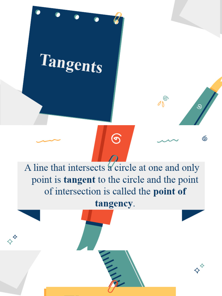 Tangents and Chords | PDF | Perpendicular | Circle