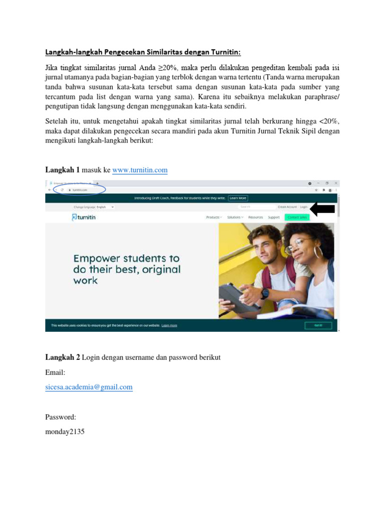 Panduan Cek Similaritas Jurnal | PDF | Komputer