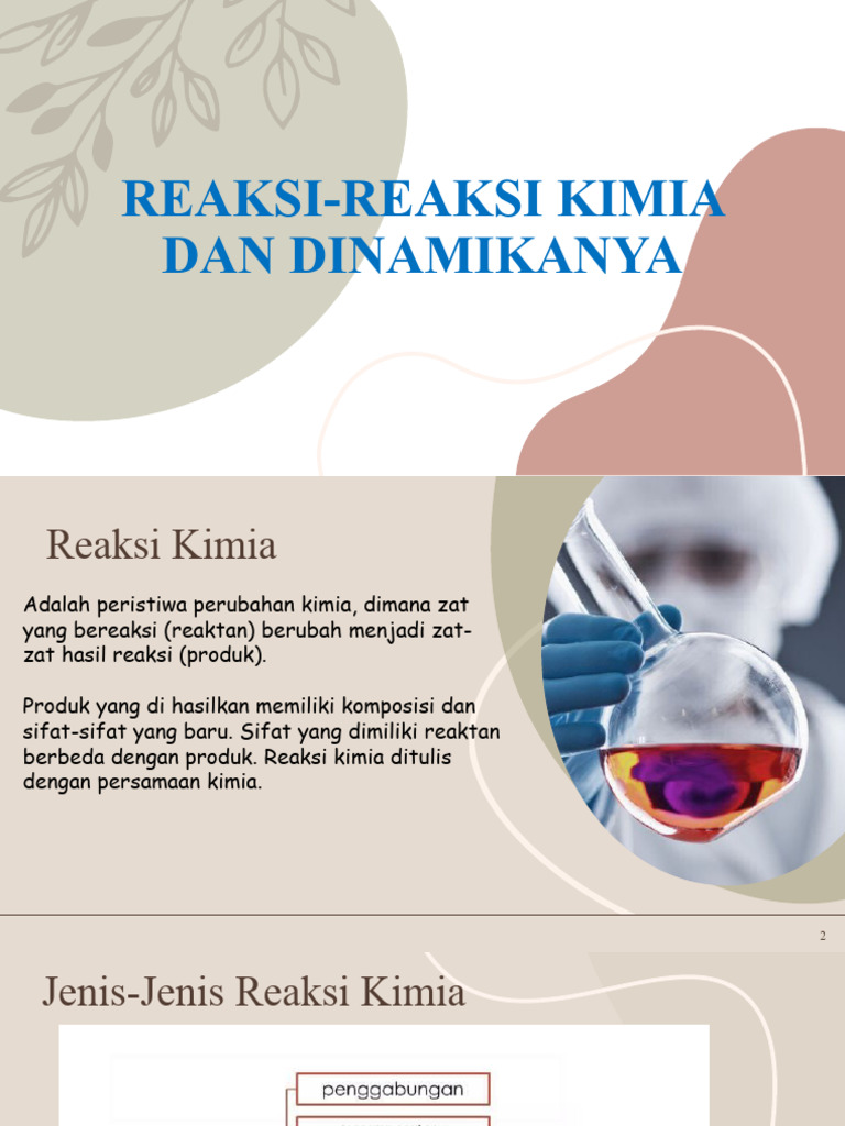 Jenis-Jenis Reaksi Kimia Kelas 9 | PDF