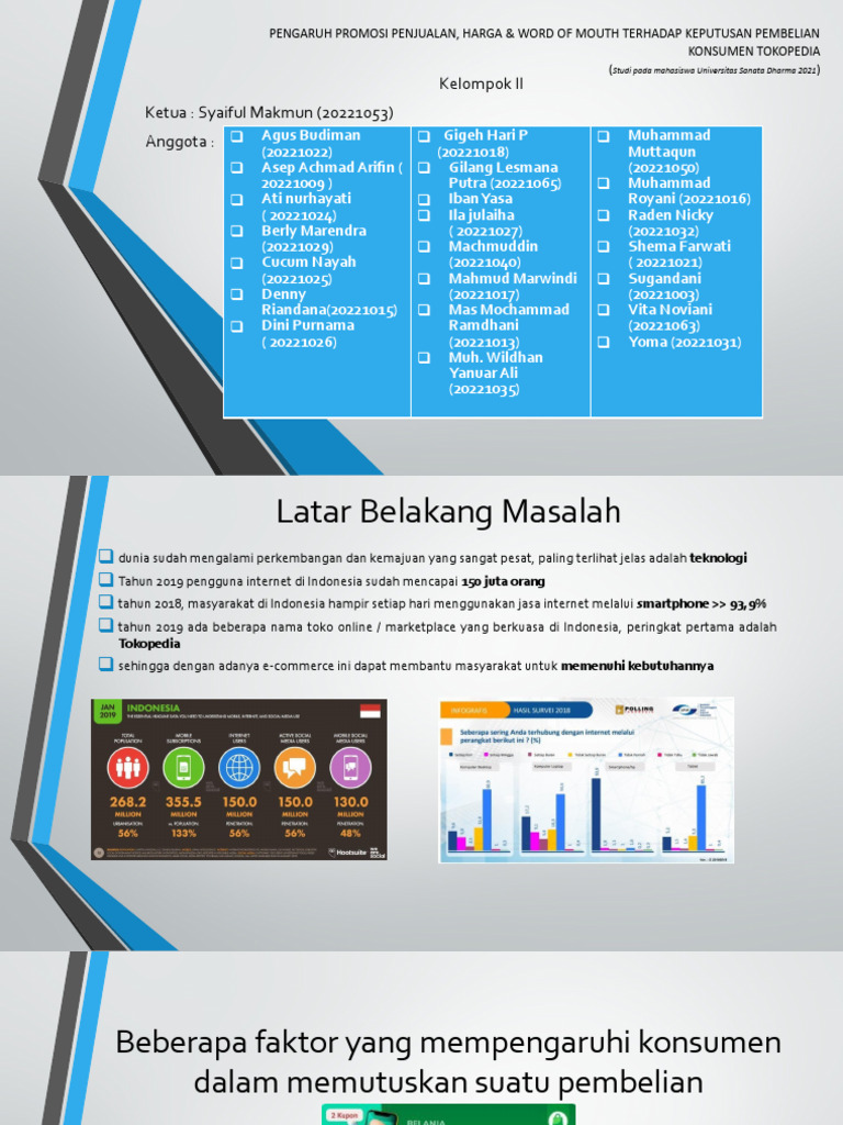 Presentasi Kelompok II - EKM - 2022 | PDF | Seni
