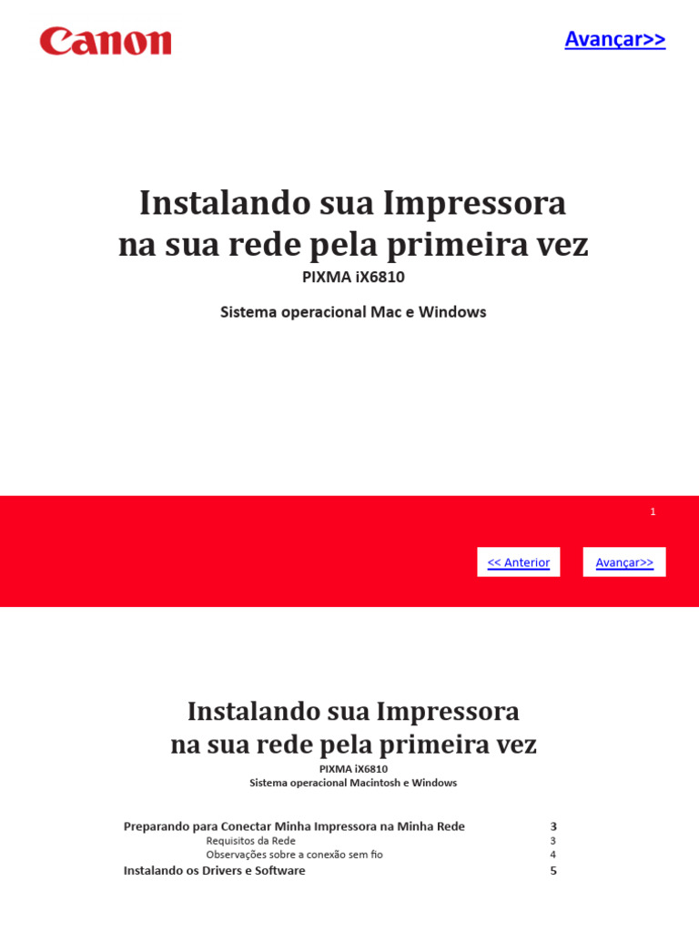 Manual Canon Ix6810 para Mac e Windows | PDF | Rede de computadores ...