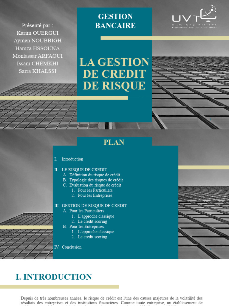 La Gestion de Credit de Risque | PDF | Crédit | Finance et gestion monétaire