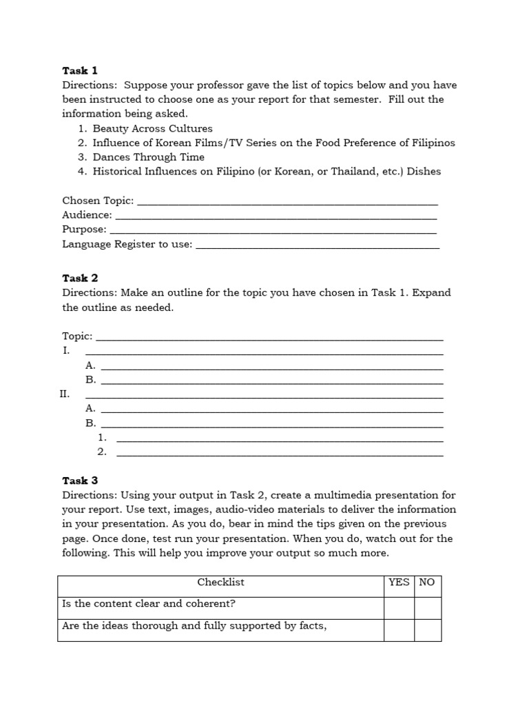 Task 6 Lesson 6 | PDF