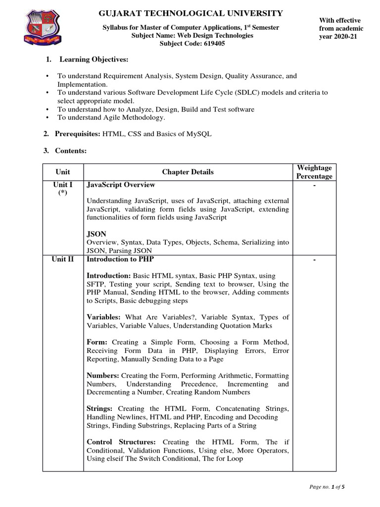 Web Design Technologies | PDF | Ajax (Programming) | Php