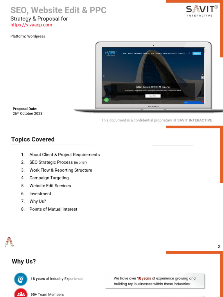 Strategy & Proposal For: Platform Wordpress | PDF | Search Engine Optimization | Hypertext