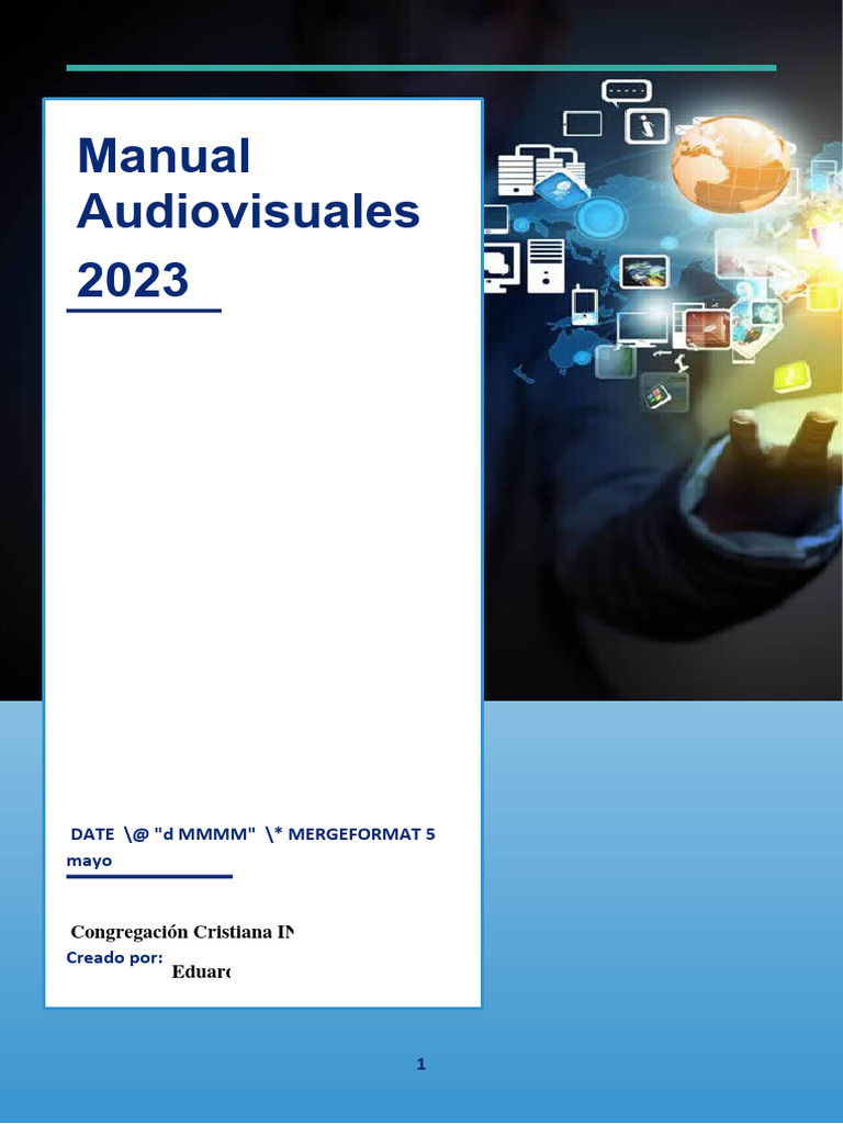 Manual Equipos Audiovisuales Cci 2023-2 | PDF