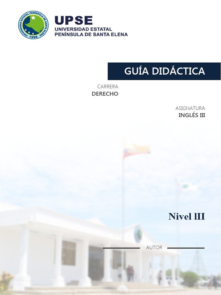 Guía Didáctica Inglés NIvel 3 | PDF
