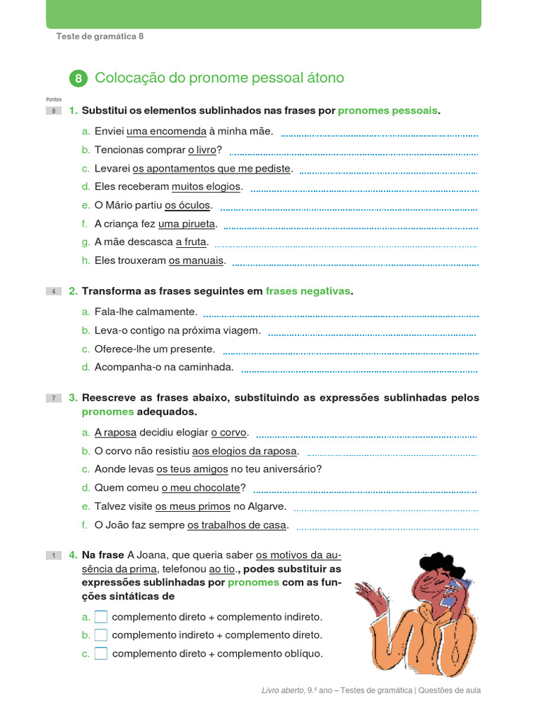 Lab9 Teste Gramatica 8 Pdf