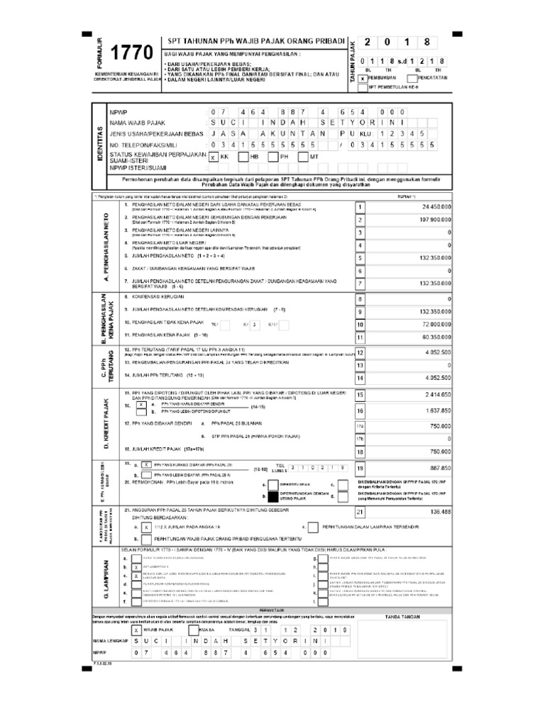 SPT Induk PPH Op | PDF