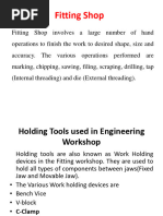 Fitting Workshop Overview and Tools | PDF | Tools | Metalworking