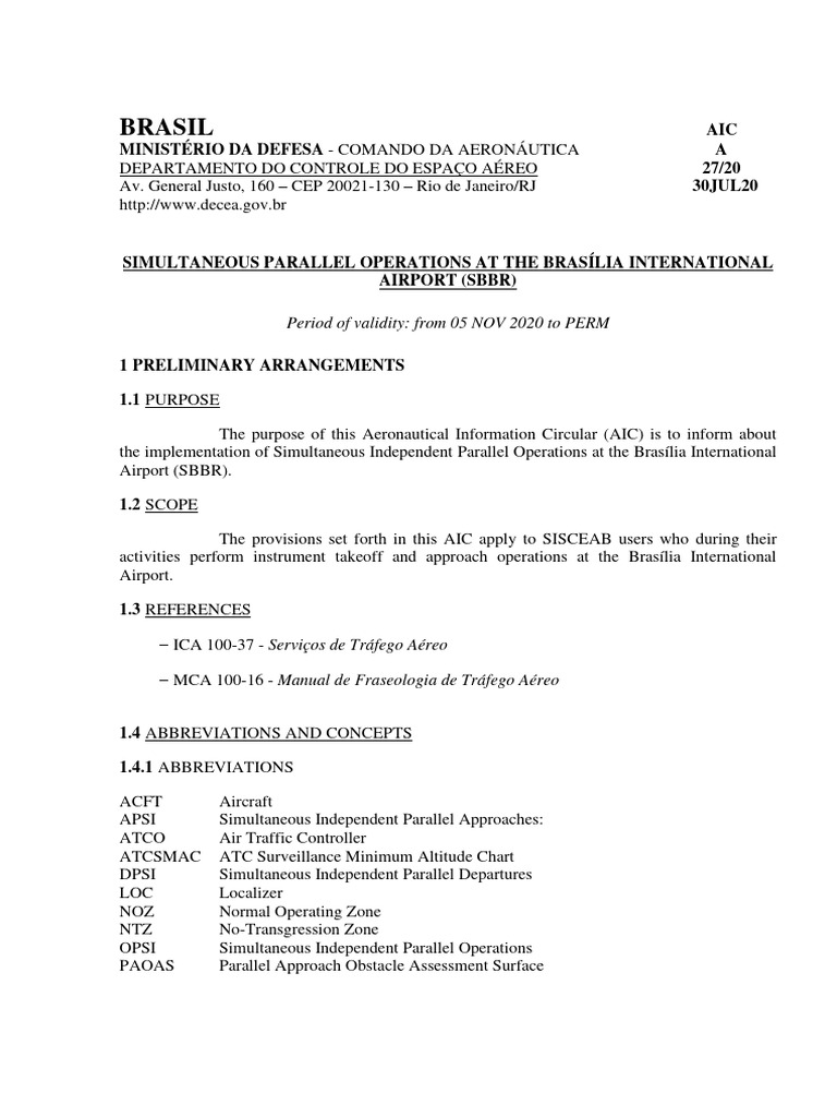 Aic-A 27-20 20201105 | PDF | Air Traffic Control | Instrument Flight Rules