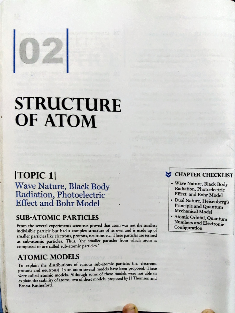 Structure of Atom | PDF