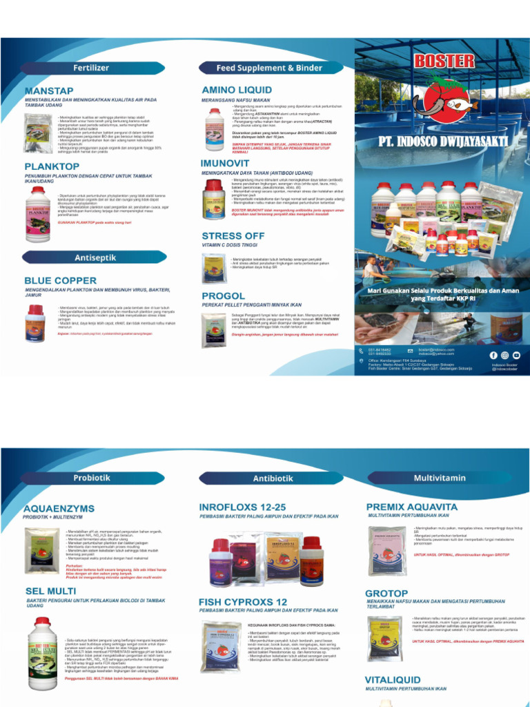 Brosur Produk Boster PDF | PDF
