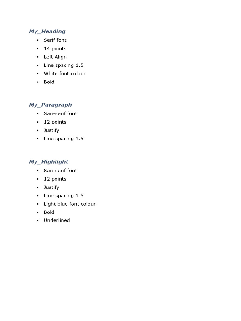 Document Formatting Guide | PDF