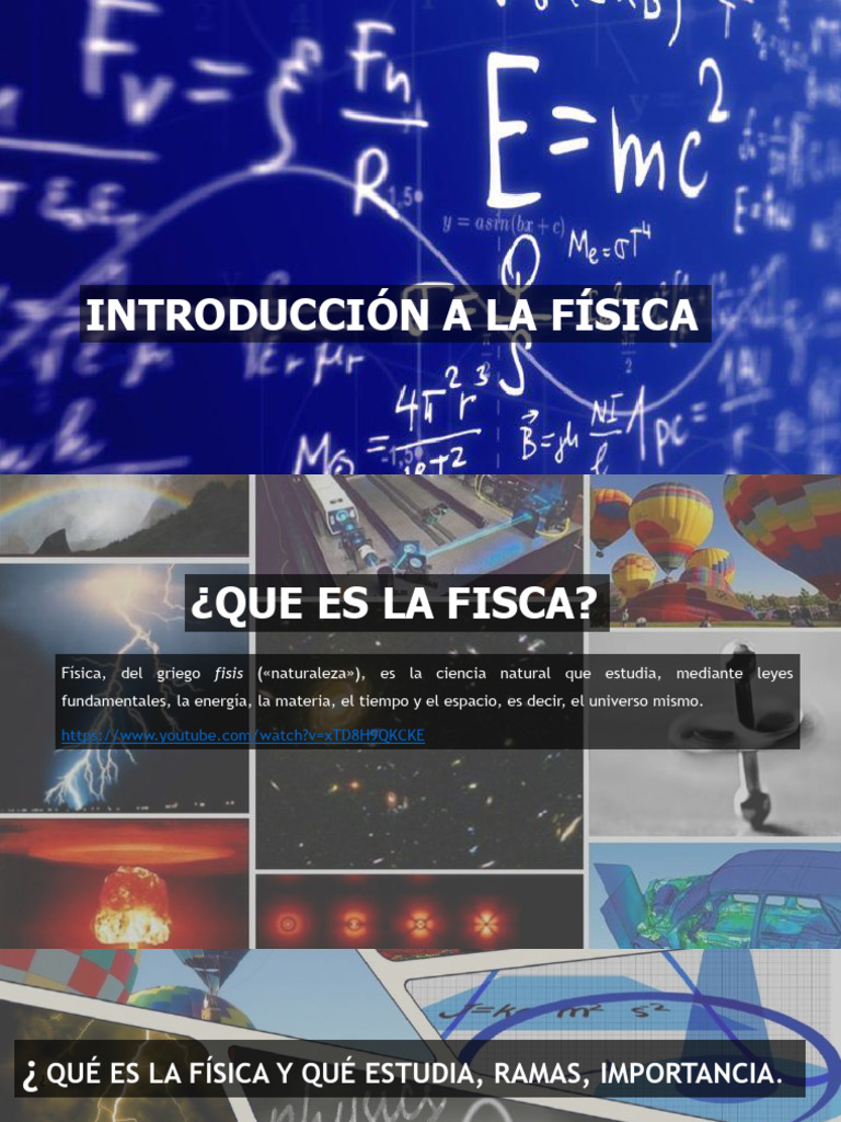 Introduccion A La Fisica | PDF