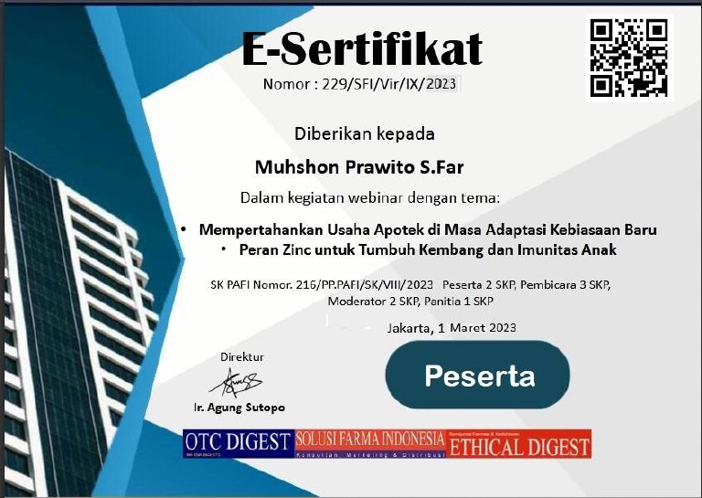 Sertifikat Pelatihan | PDF