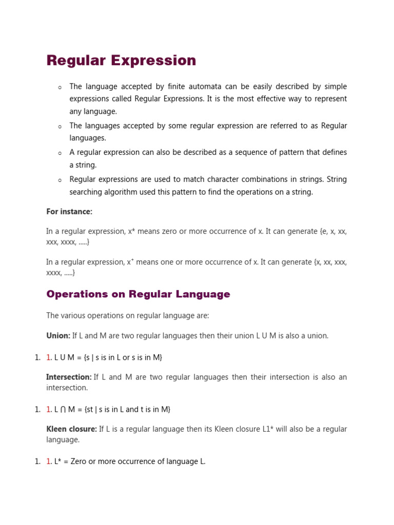 Module 2flat | PDF | String (Computer Science) | Models Of Computation