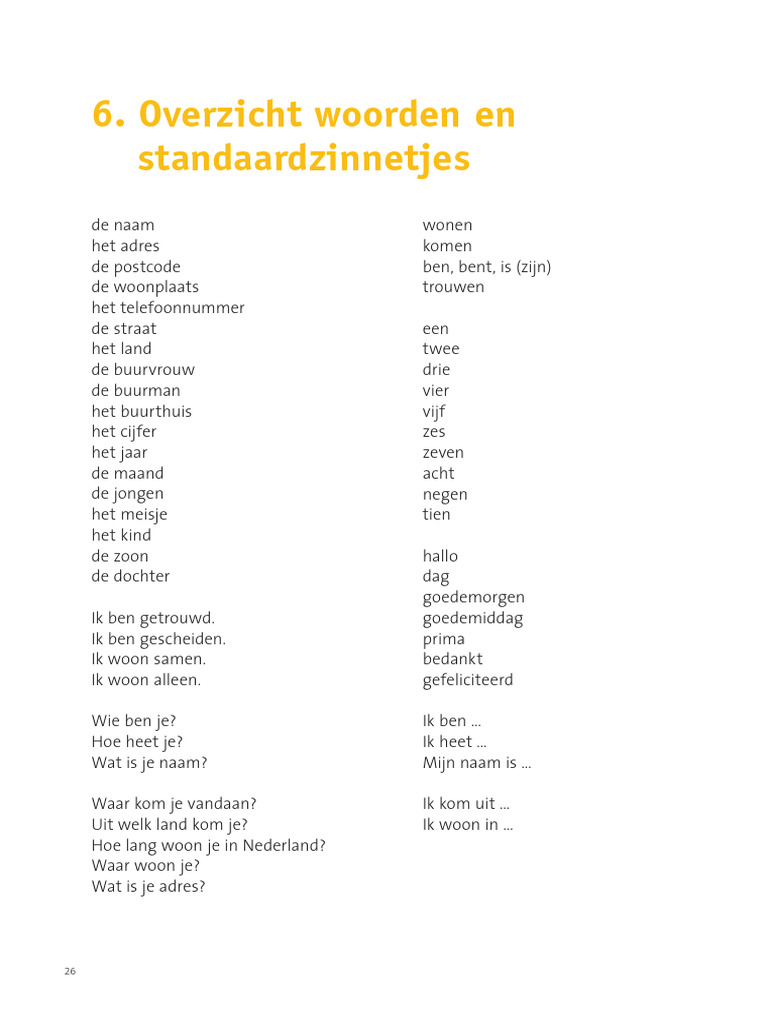 NEDERLANDS Les 1 Praten Over Jezelf | PDF