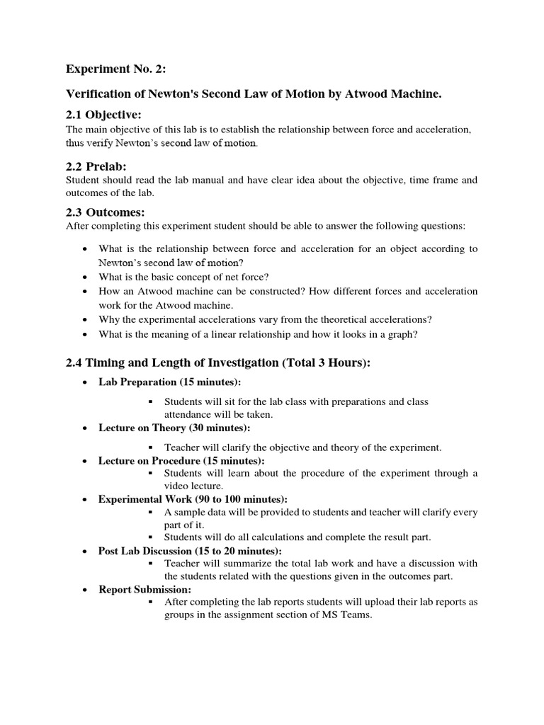 Lab Manual Expt.2PhyLab1 | PDF