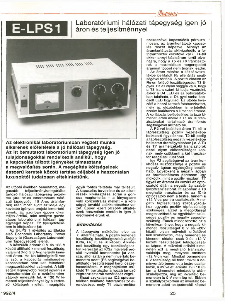 Elektor 1992 4 | PDF