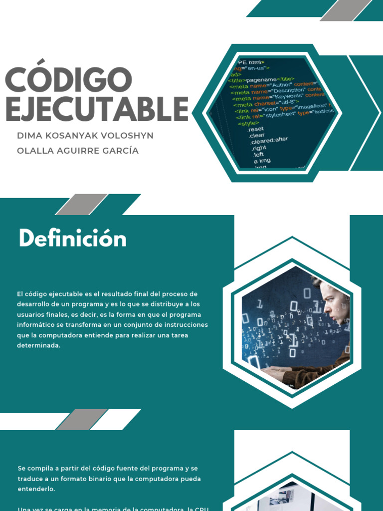 Presentación Código Ejecutable Olalla y Dima | PDF