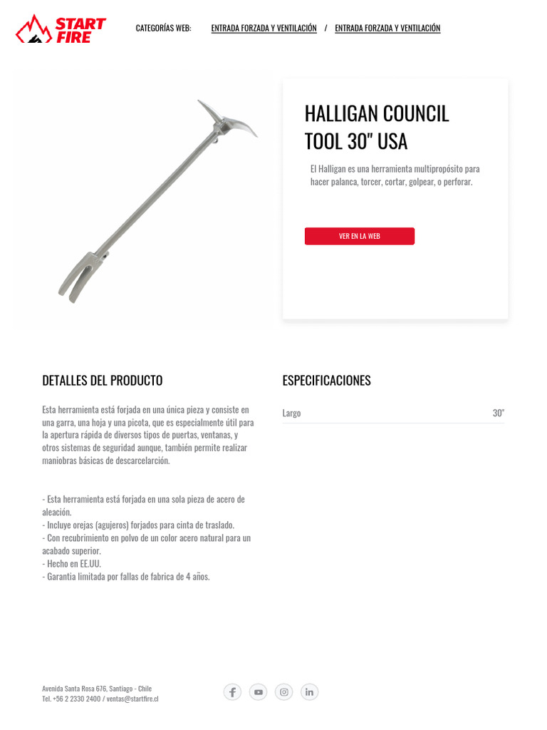 Halligan Council Tool 30 Usa | PDF