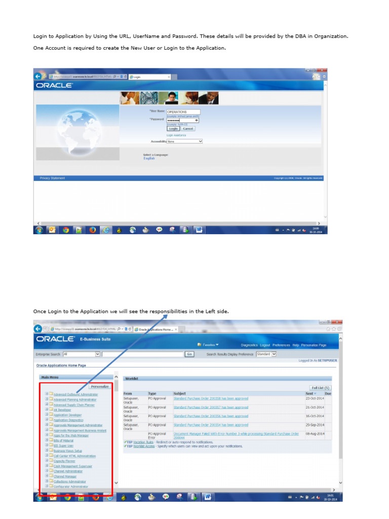 User Creation Steps In Oracle Application Pdf