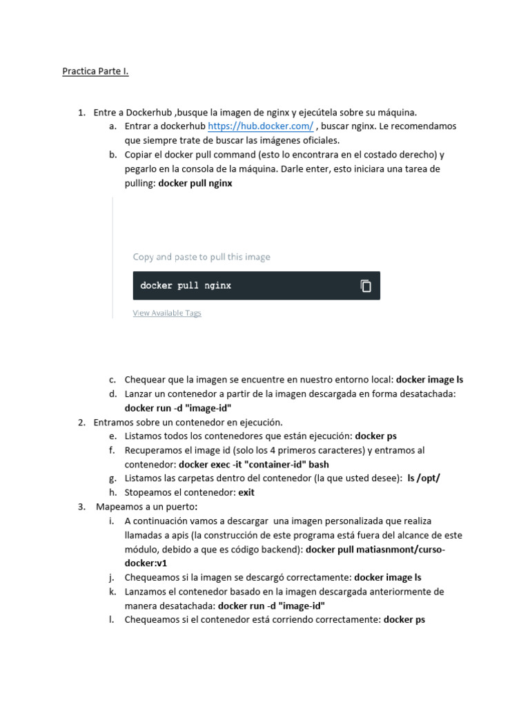 Practica Docker Repaso | PDF | Ingeniería de software | Contenido libre