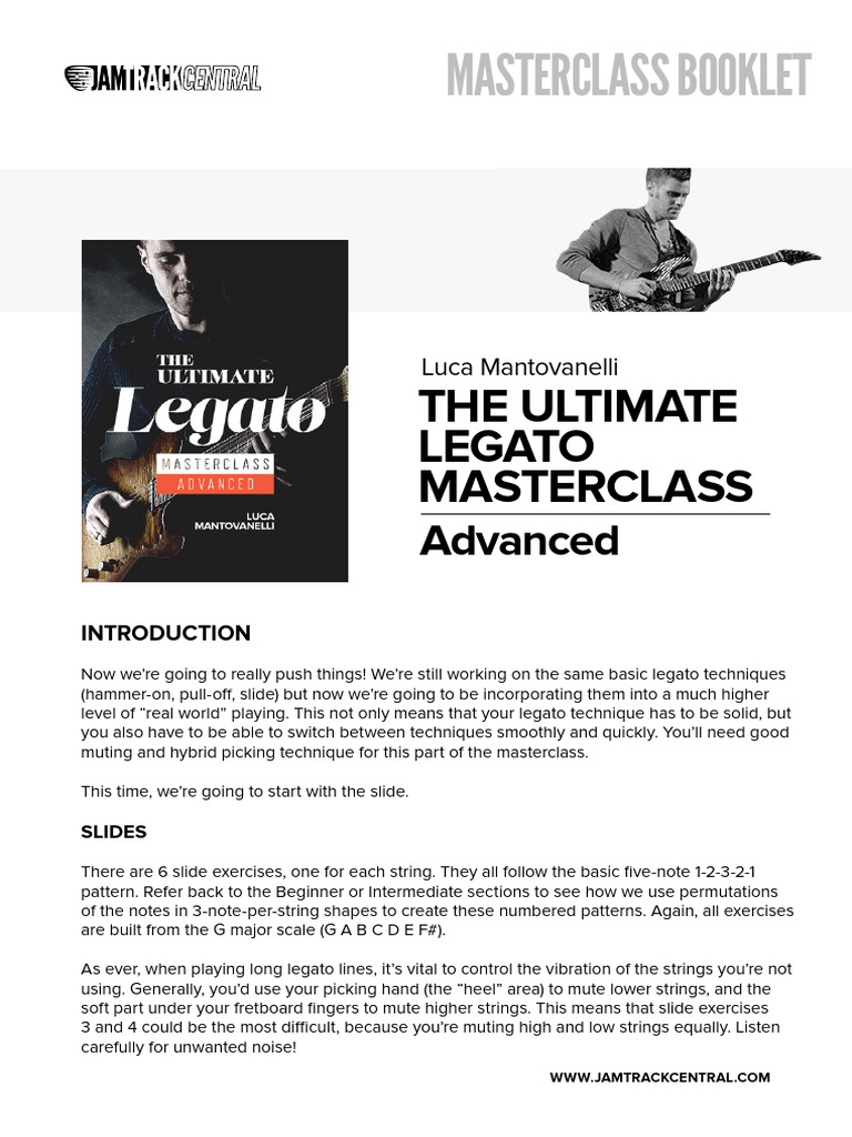 LM Legatomasterclass Adv Masterclass-1 | PDF | Music Theory | Pitch (Music)