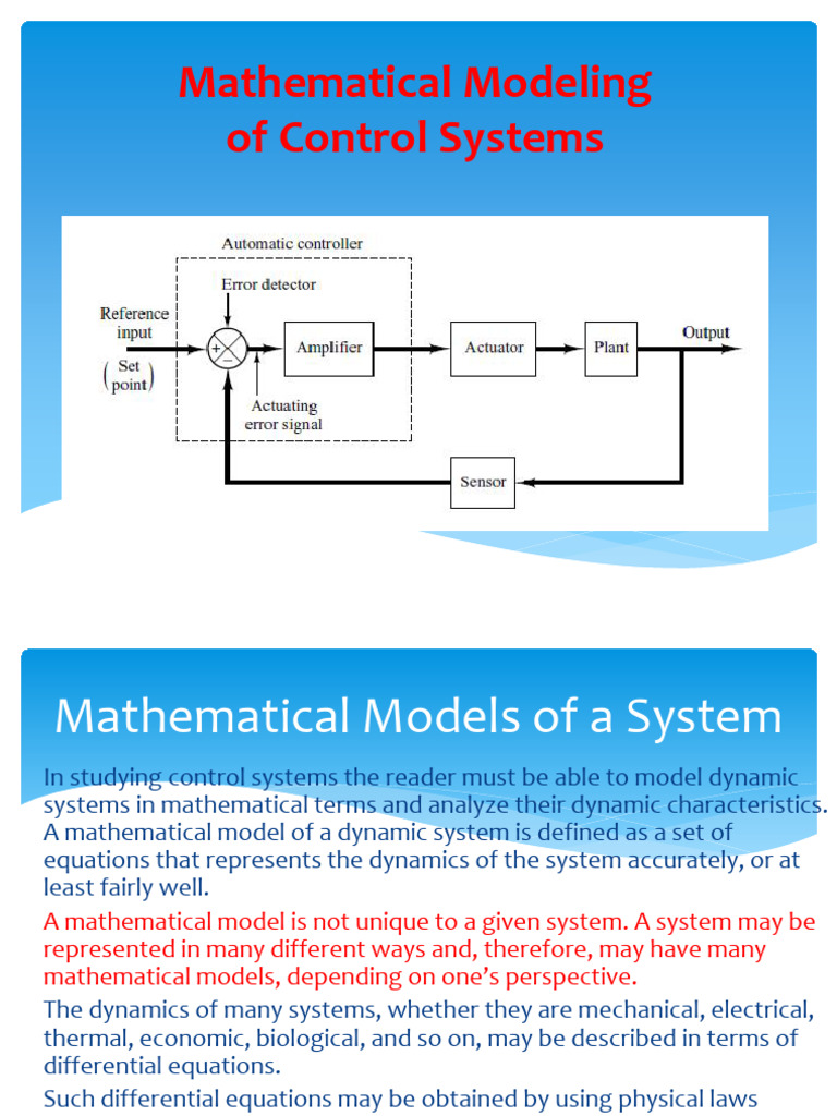 Control 2 Math Modelling | Download Free PDF | Mathematical Model | Laplace Transform