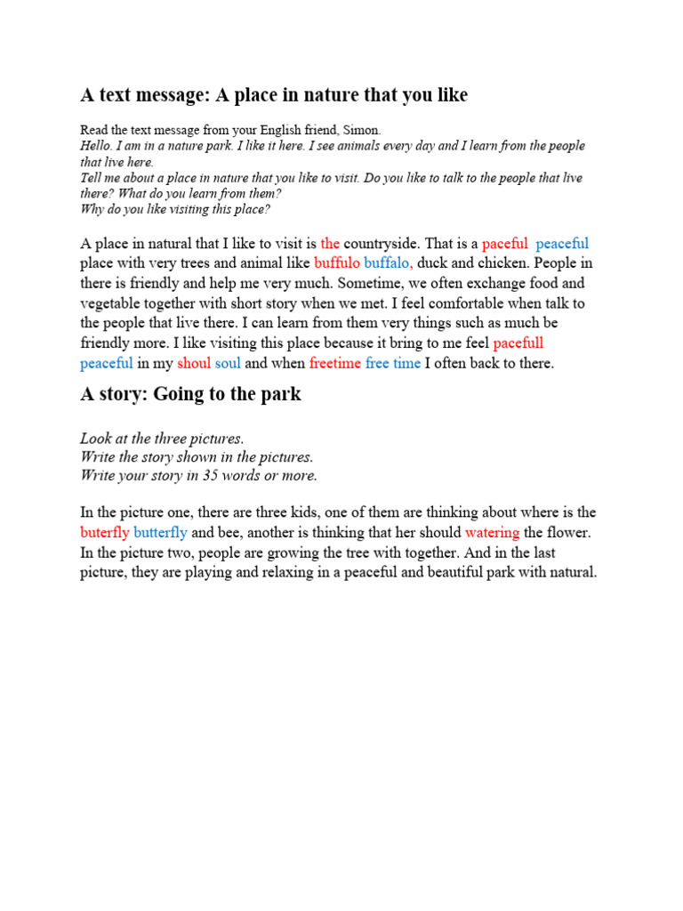 A Text Message | PDF