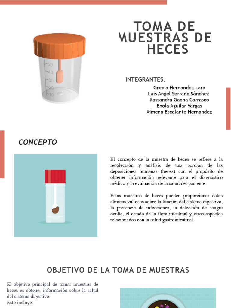 Toma de Muestras de Heces | PDF | Heces | Cáncer colonrectal