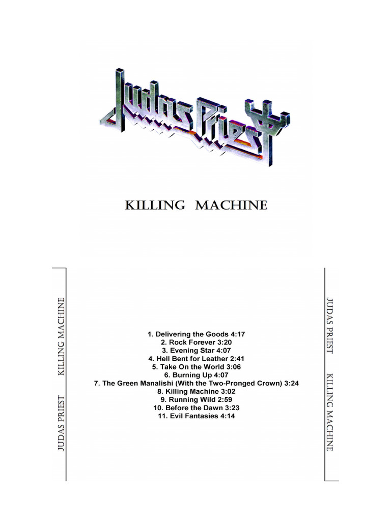 Judas Priest - Killing Machine | PDF