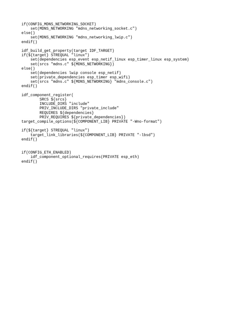 MDNS Networking Configuration Guide | PDF | Technology & Engineering