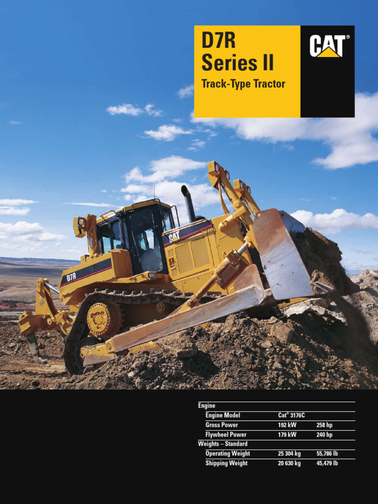 D7R II Specalog (AEHQ5438-01) | PDF | Horsepower | Tractor
