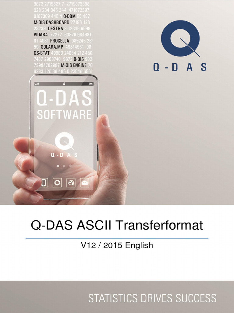 Q-DAS ASCII-Transfer-Format ENG V12 Ec | PDF | Hierarchy | File Format