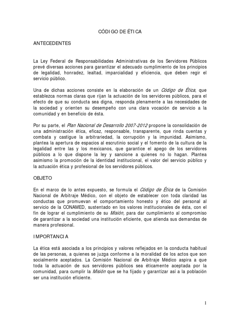 Codigo Etica | PDF | Institución | Comisión Europea