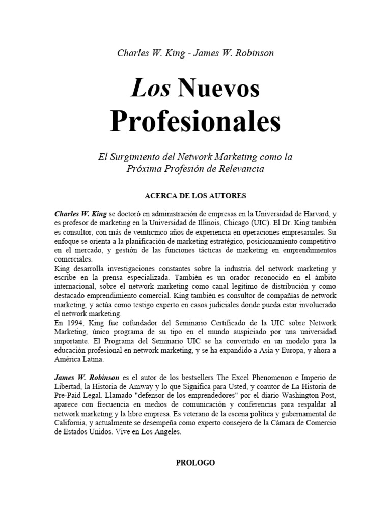 Los Nuevos Profesionales | PDF